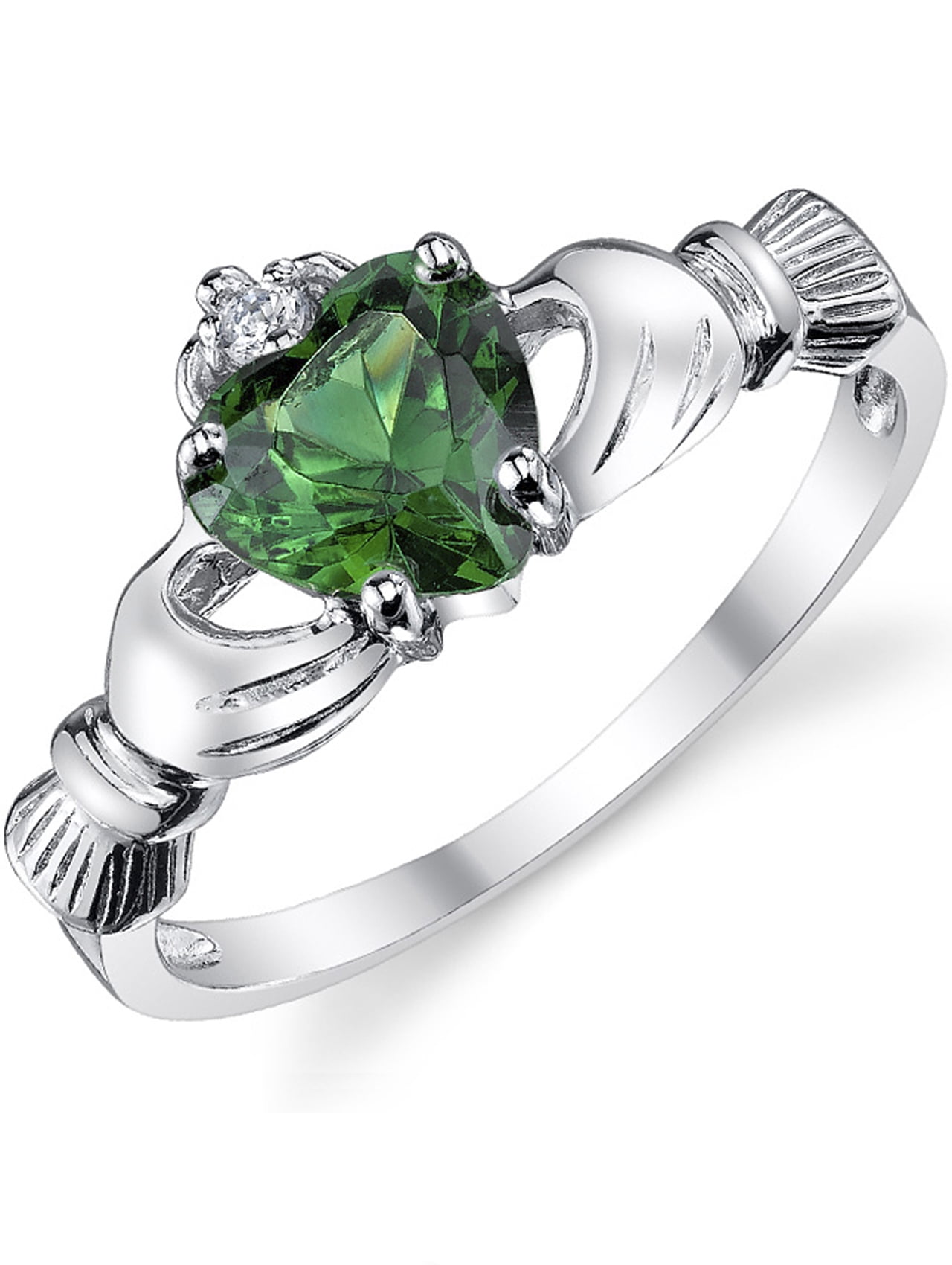 Metal Masters Womens Sterling Silver 925 Irish Claddagh Friendship Love ...