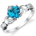 Metal Masters Womens Sterling Silver 925 Irish Claddagh Ring Friendship ...