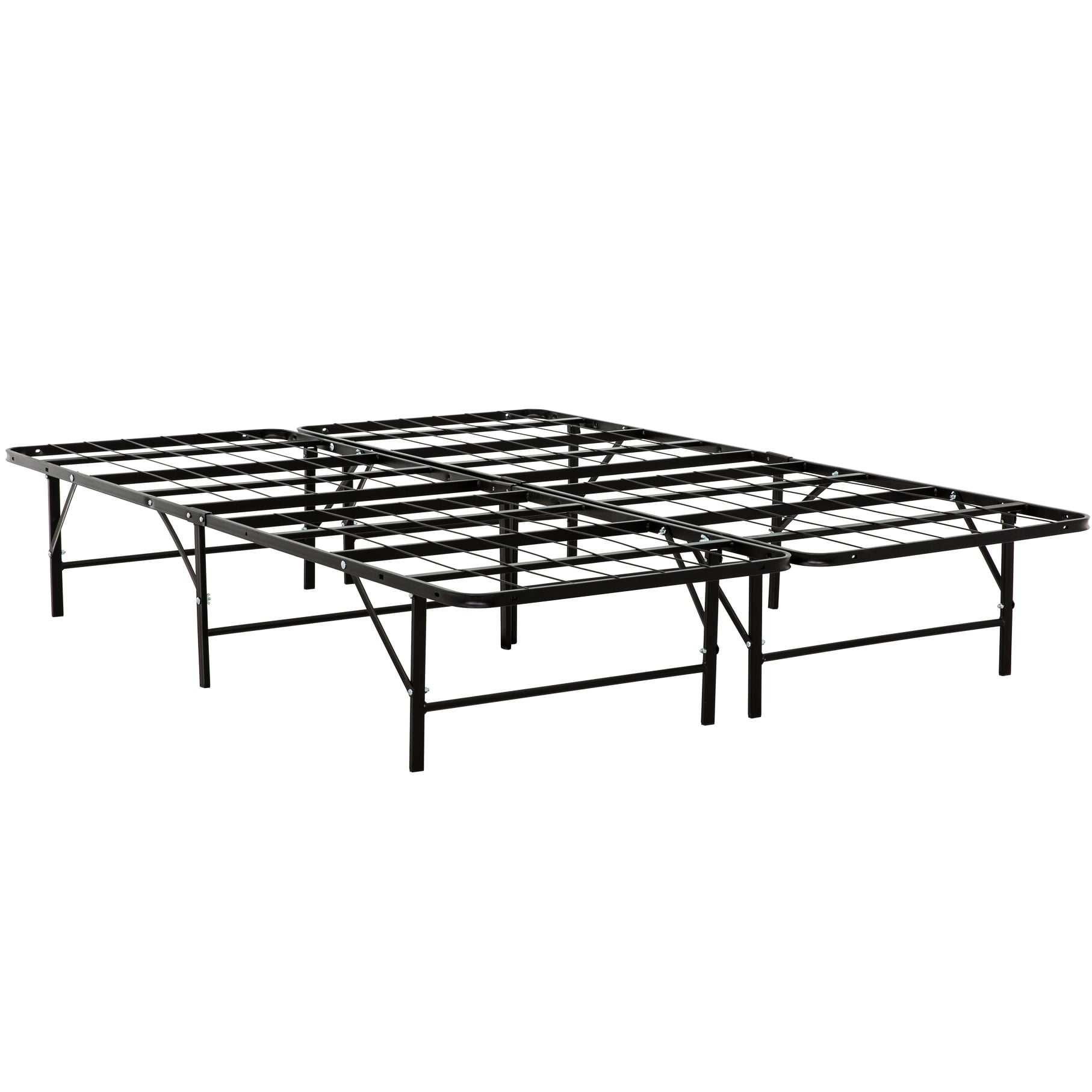 Metal Mattress Base Frame Queen, Construction, Supports All Types ...