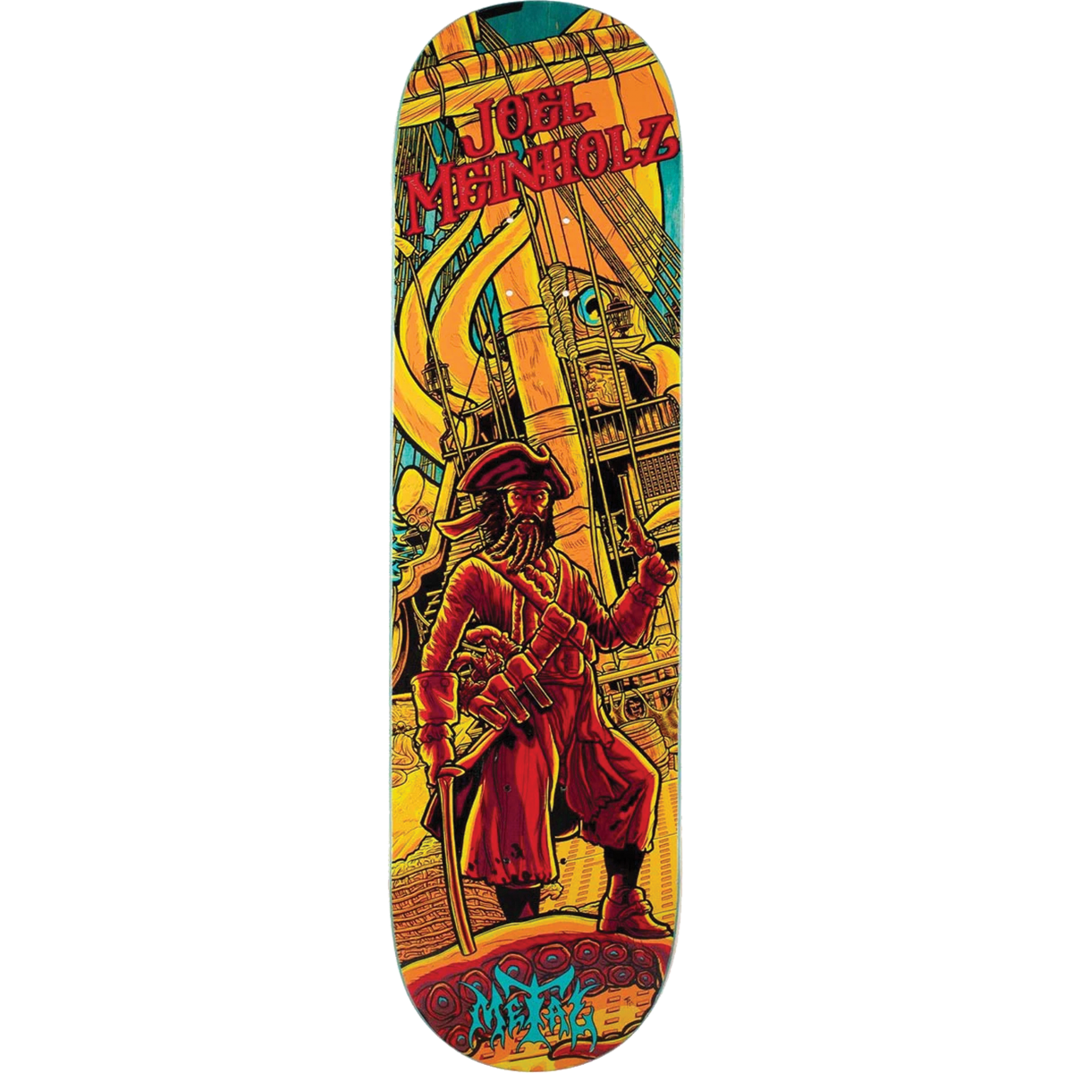 Metal Meinholz Blackbeard Skateboard Deck 8.5 - Assembled AS Complete ...