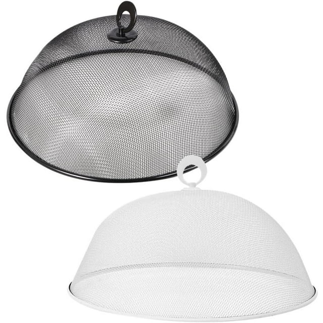 Metal Mesh Food Cover 2pcs Outdoor Mesh Food Tents Dome Screen Plate ...