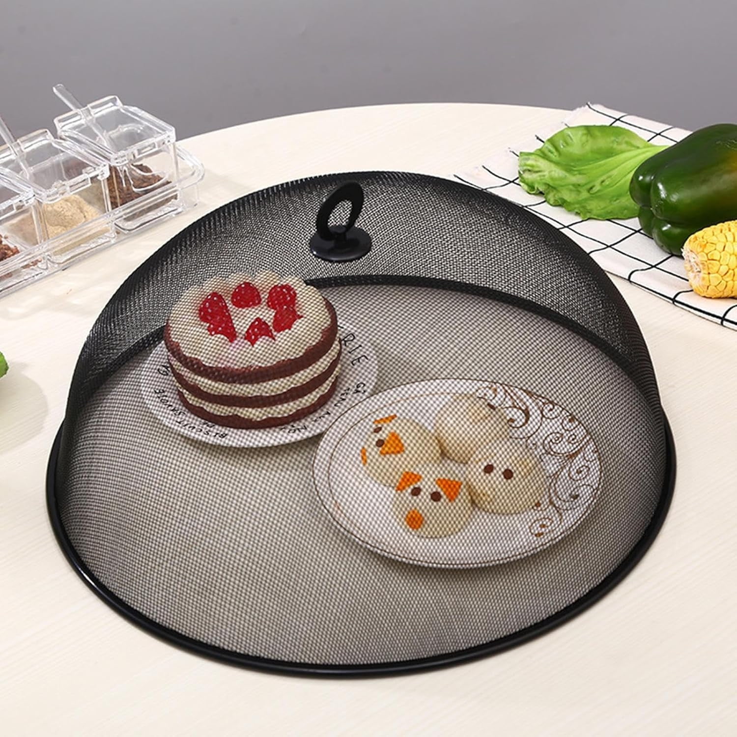 Metal Mesh Food Covers for Outdoors Large Food Tent with Handle 9.5 ...