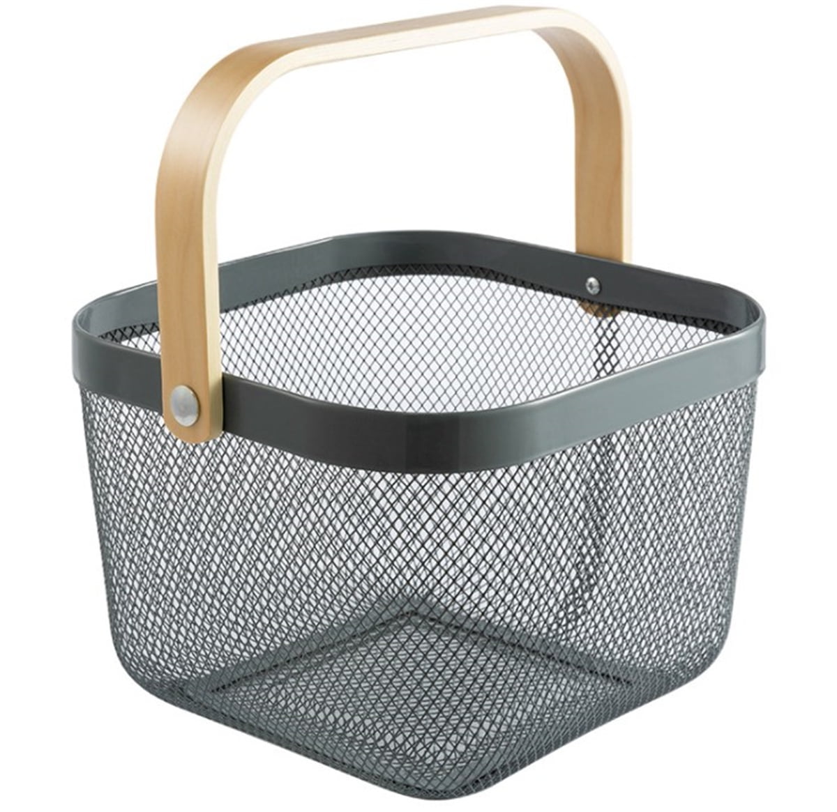 Metal Mesh Iron Basket,1 Pc Large Fruit Storage Bowl Basket,Fruit ...