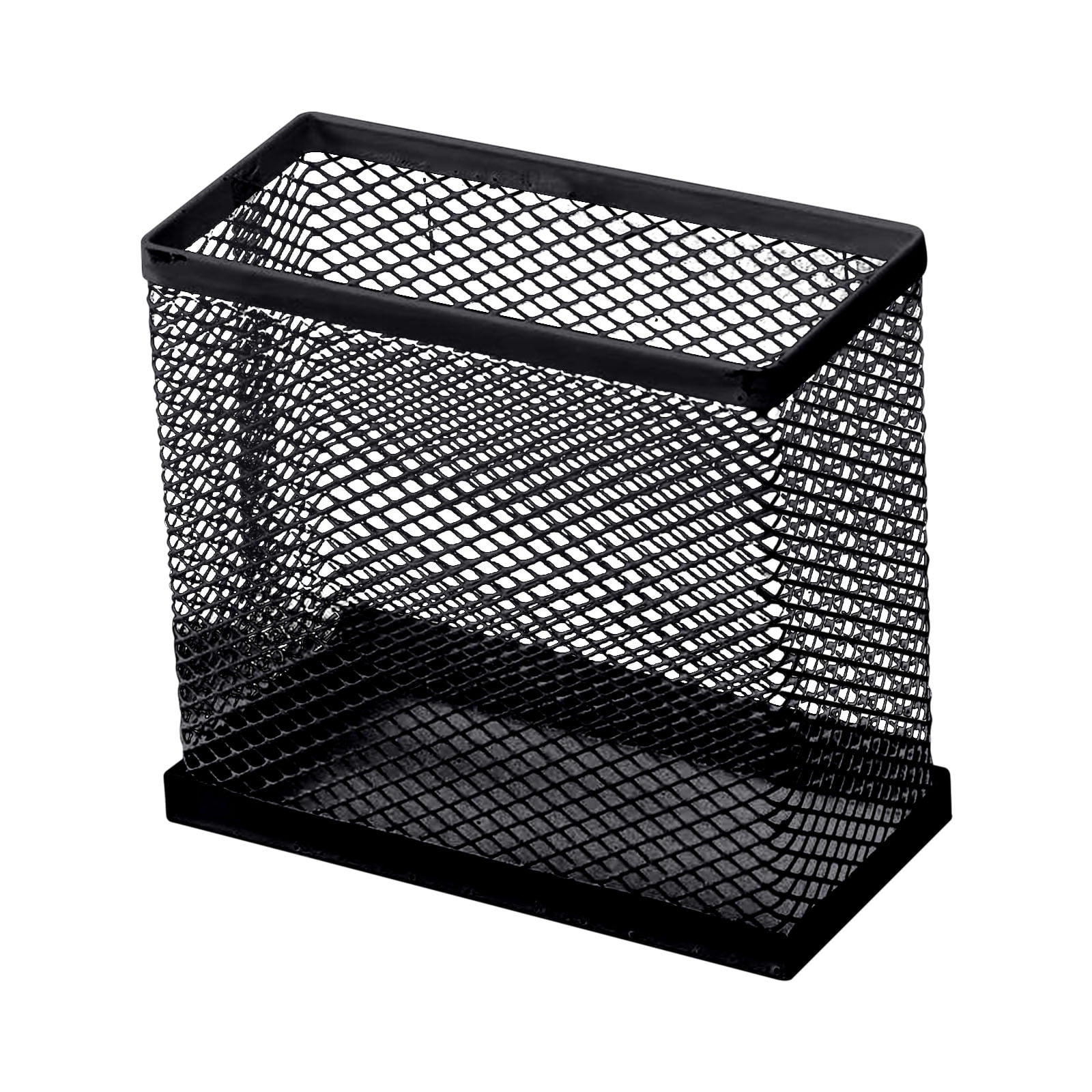 Metal Mesh Pen Holder - Wall Mounted or Desktop Organizer for Office ...