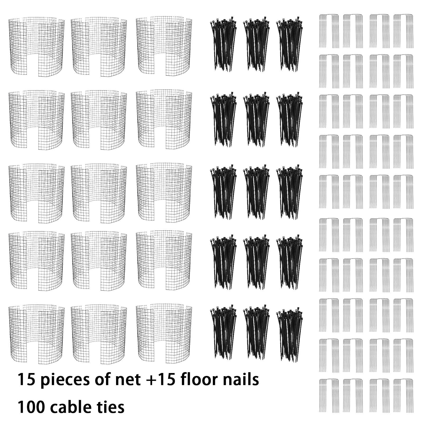 Metal Mesh Protectors Rustproof Garden Cloche Cages Keep Animals Out ...