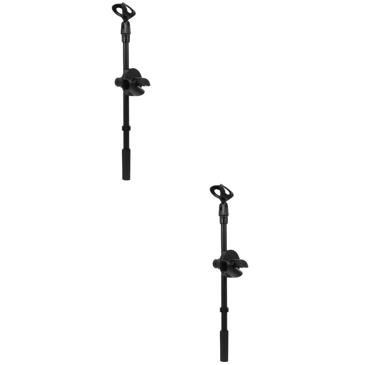 Metal Microphone Boom Arm Rotating 2 Set Stand Mobile Holder Desk Top ...
