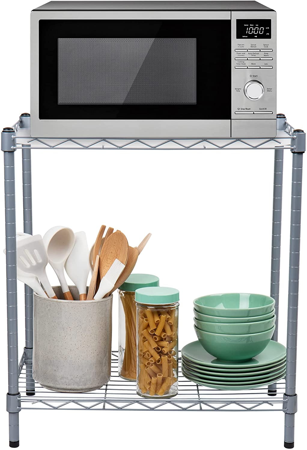 Metal Microwave Shelf Organizer - 22.75"L x 13.25"W x 21.25"H ...