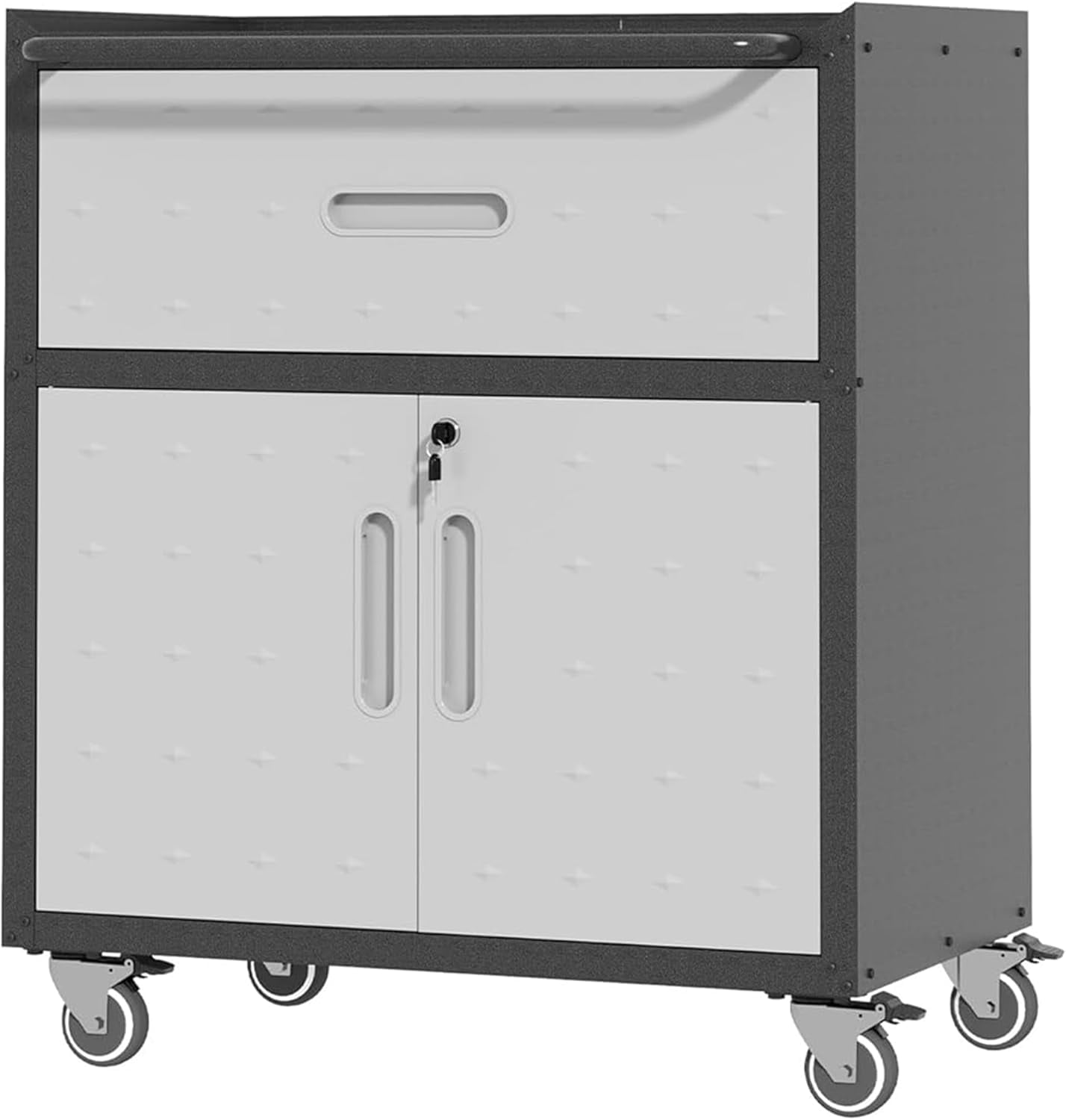Metal Mobile Tool Storage Cabinet with Wheels,Heavy Duty Rolling Tool ...