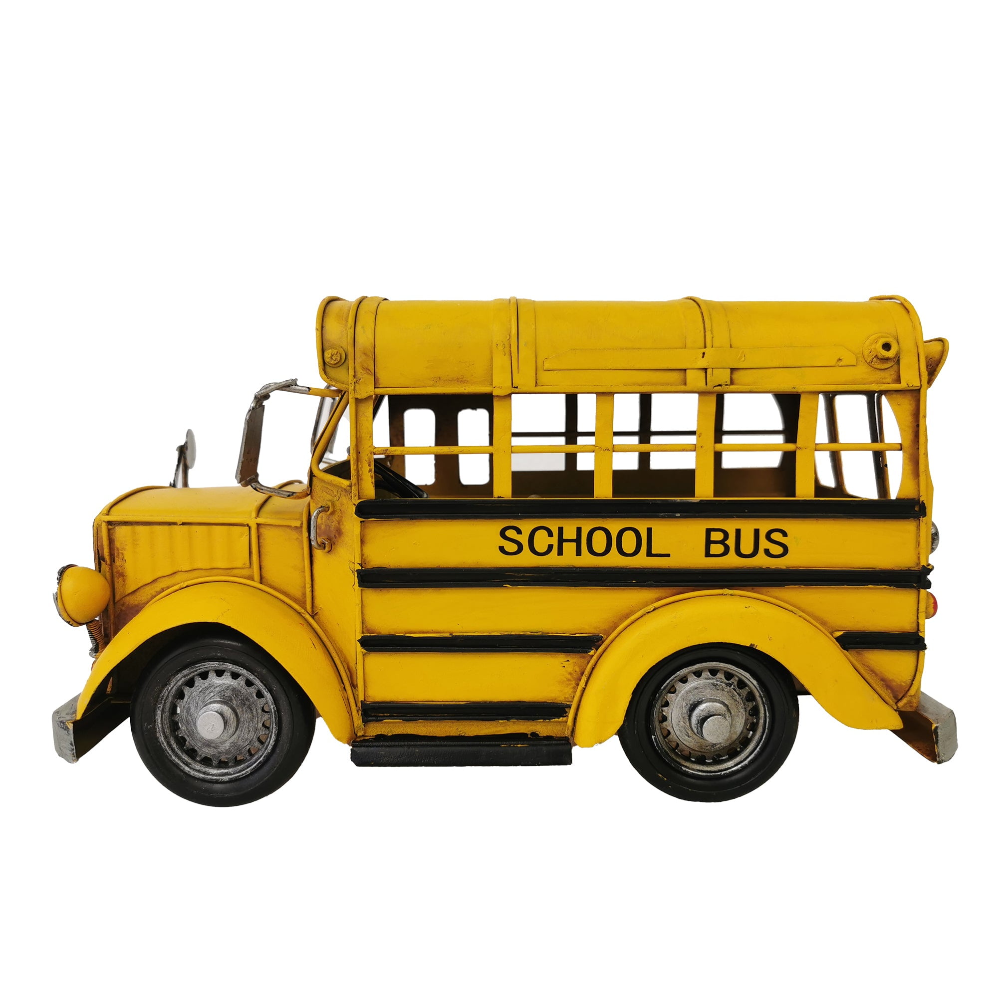 Metal Model School Bus D cor - Walmart.com
