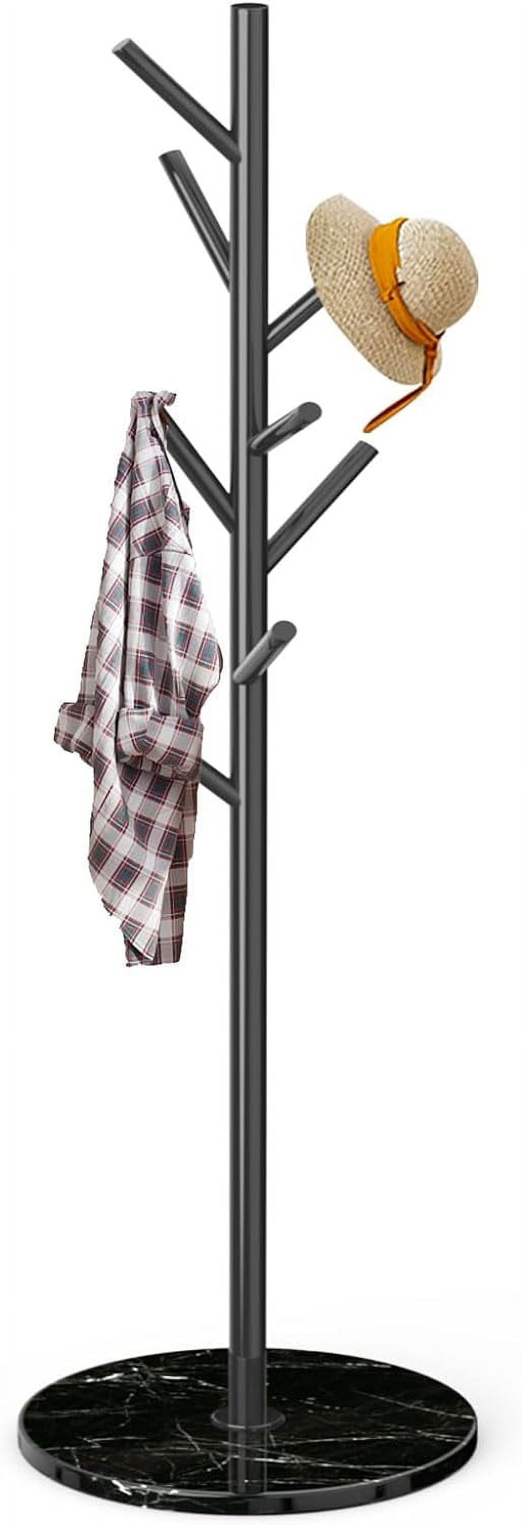 Metal Modern Coat Rack Stand, Sturdy Freestanding Coat Rack with ...