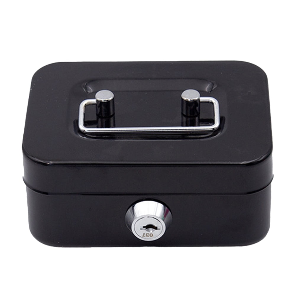 Metal Money Box with Key Lock Piggy Bank Money Organizer for Adults ...