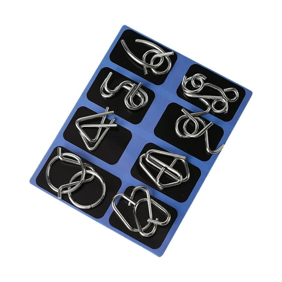 Metal Montessori Puzzle Solving, 2026 New Metal Wire Puzzle Set ...