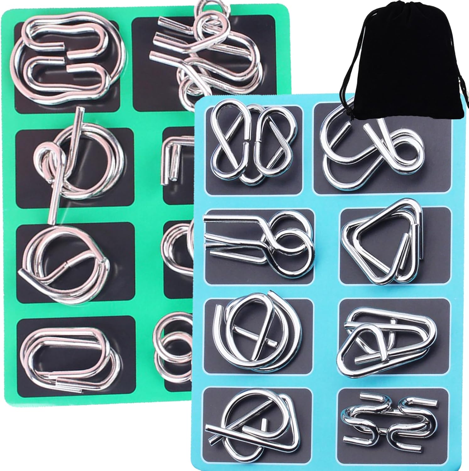 Metal Montessori Puzzles Solving, Montessori Puzzle Set, 3D Metal ...