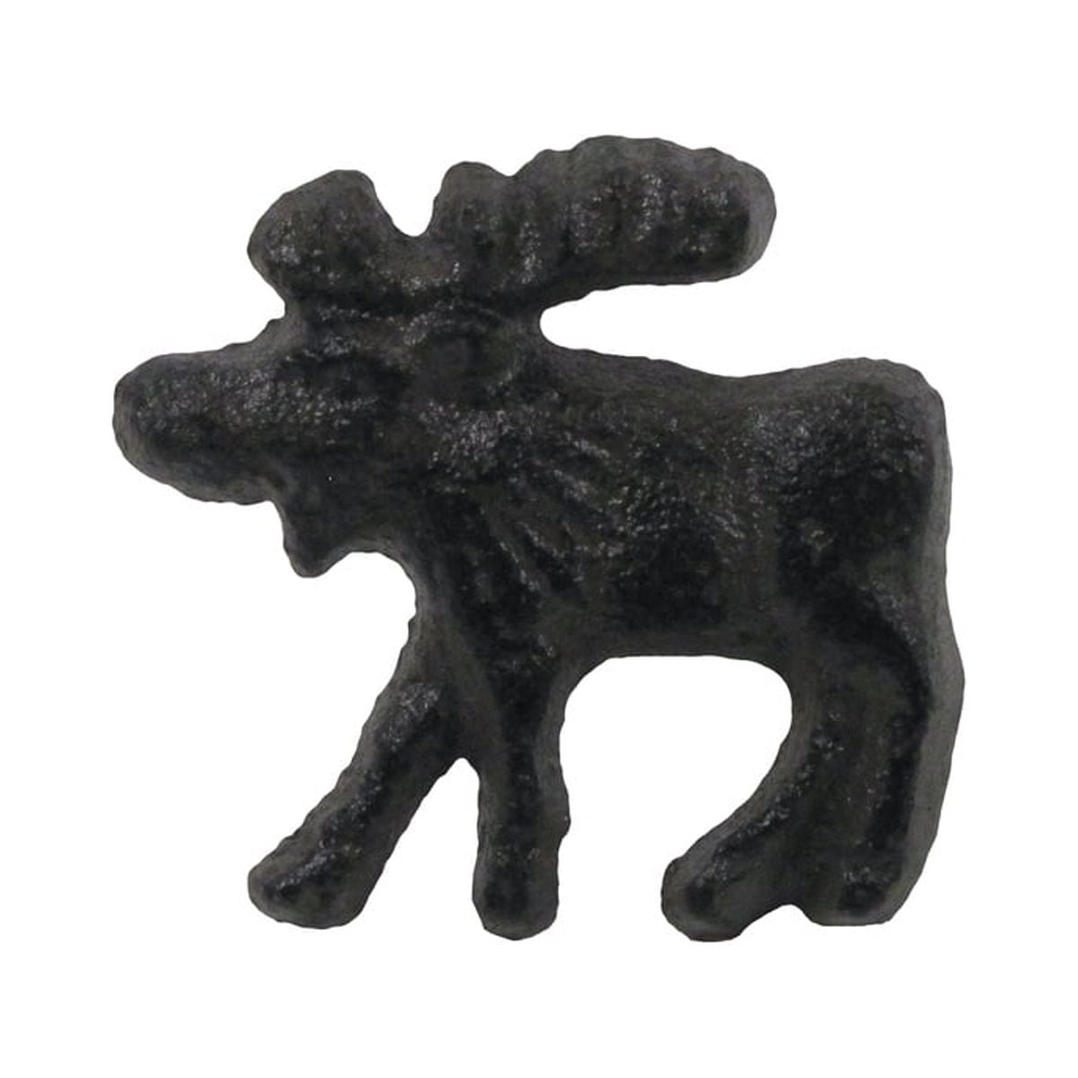 Metal Moose Drawer Bin Pull Screw Knob Cabinet Hardware Rustic Kitchen ...
