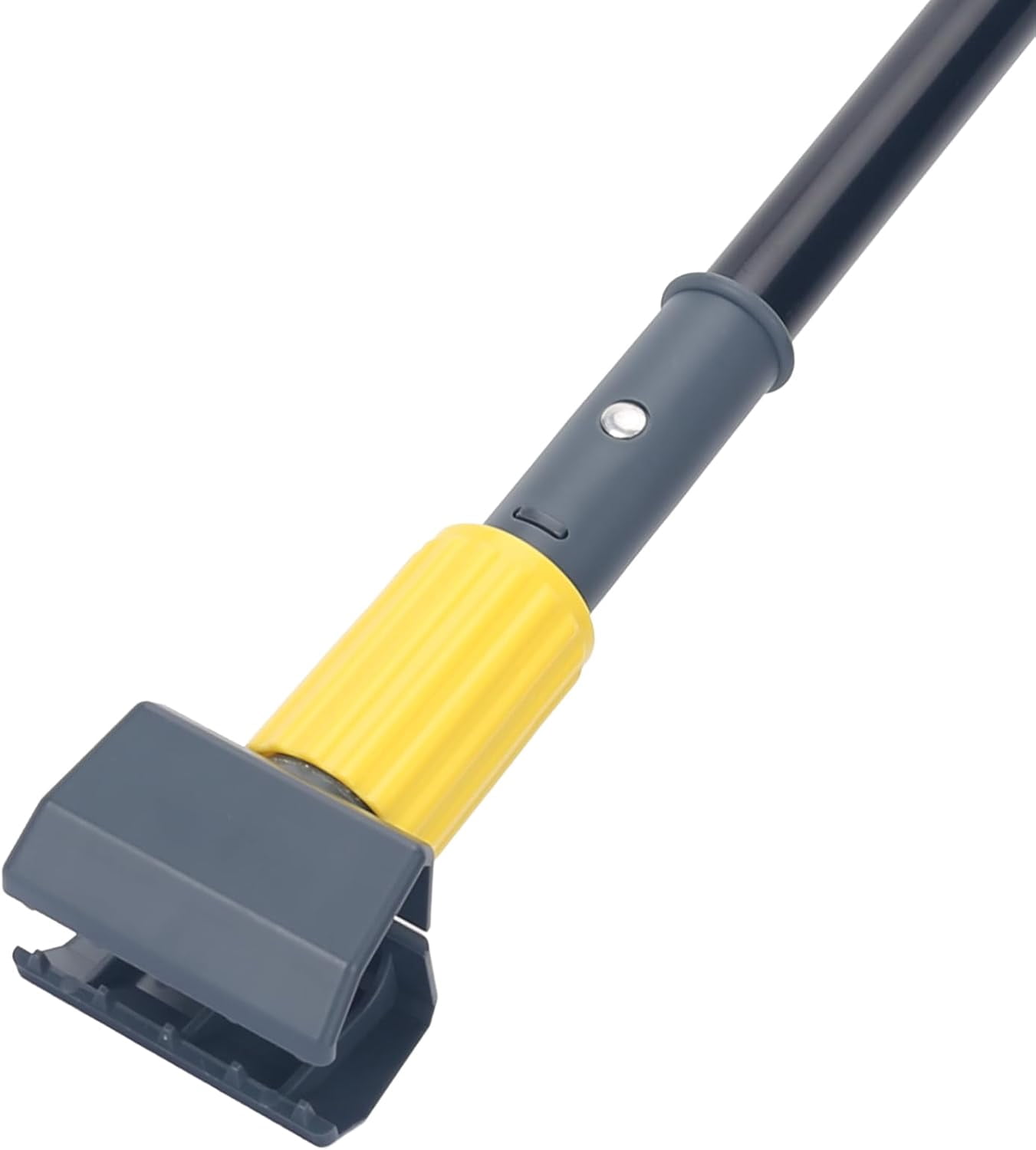 Metal Mop Handle Commercial Heavy Duty,58" Industrial Stick with Jaw ...