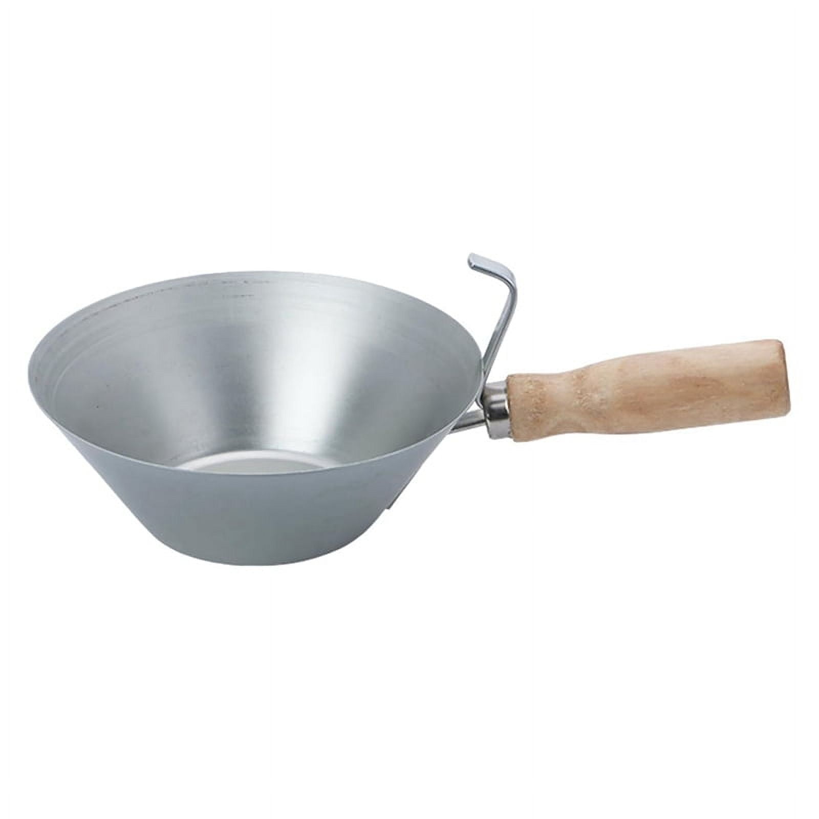 Metal Mud Pans with Wood Handle Heavy Duty Drywalls Plaster Mud Pans ...