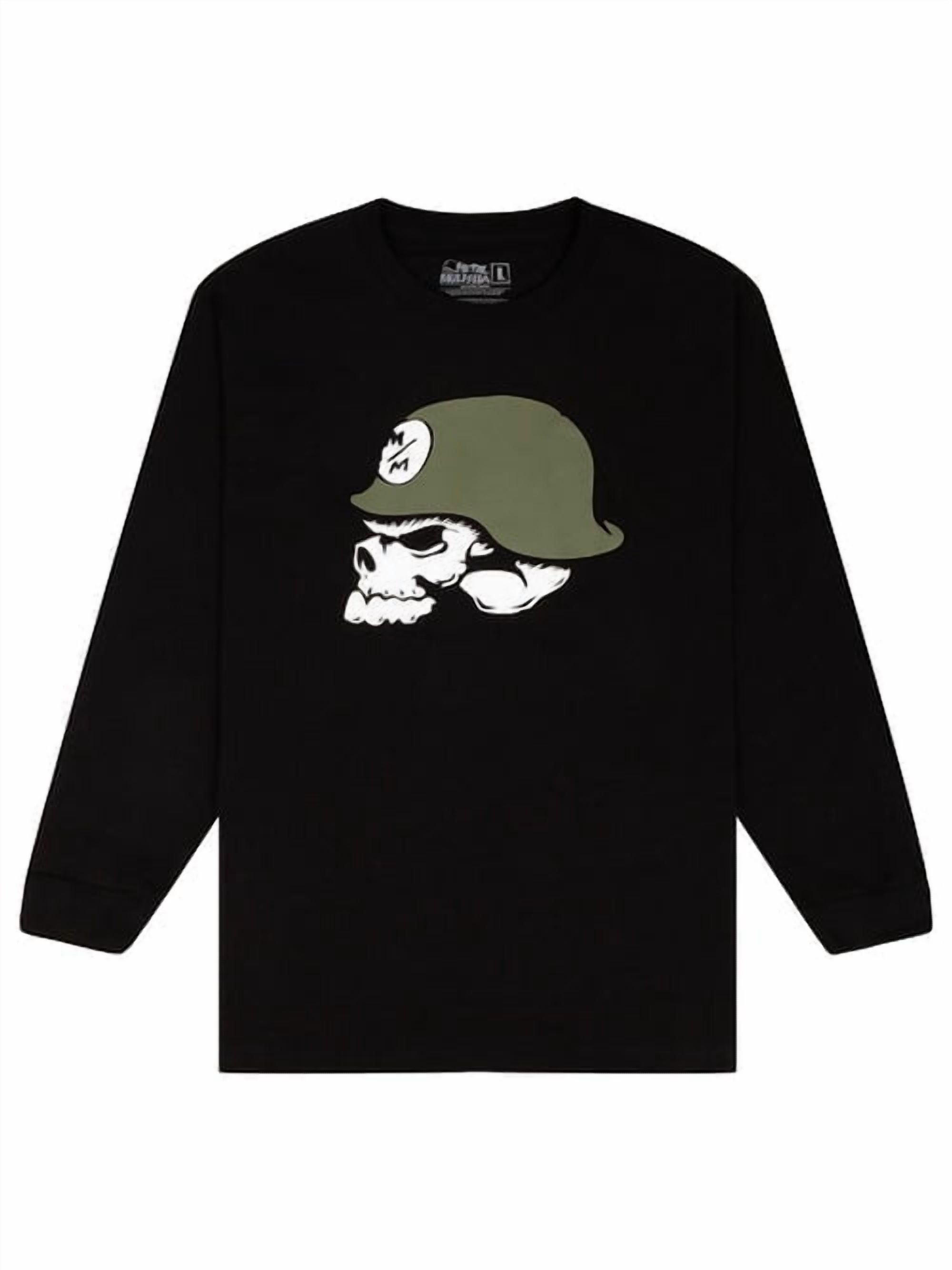 Metal Mulisha Men's OG Helmet Long Sleeve T-shirt - Walmart.com