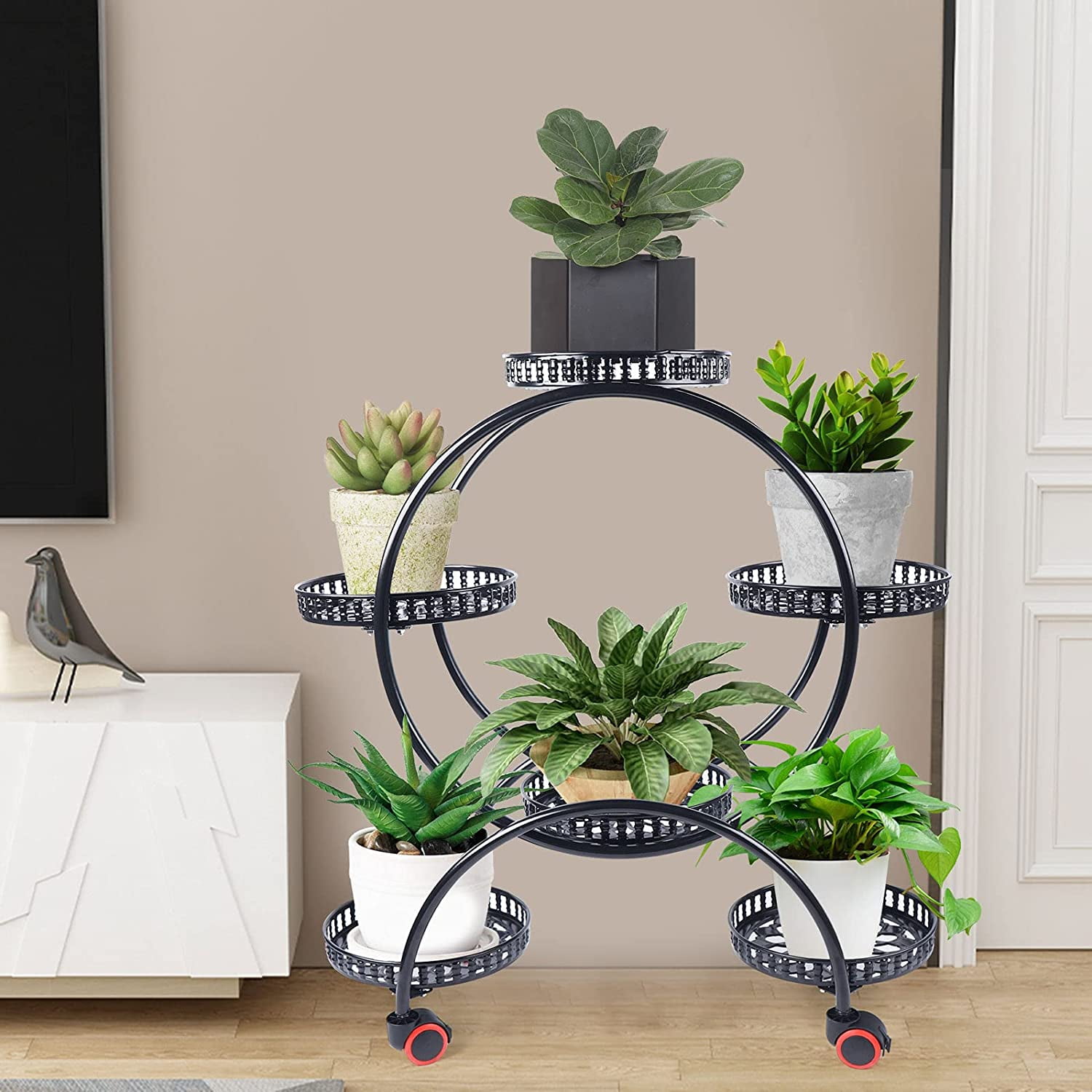 Metal Multi Tier Plant Stand Flower Rack Shelf Bonsai Holder Home ...