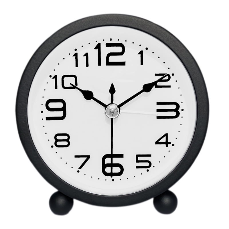 Metal Mute alarm clock Quality Alarm clock Simple desktop alarm clock ...