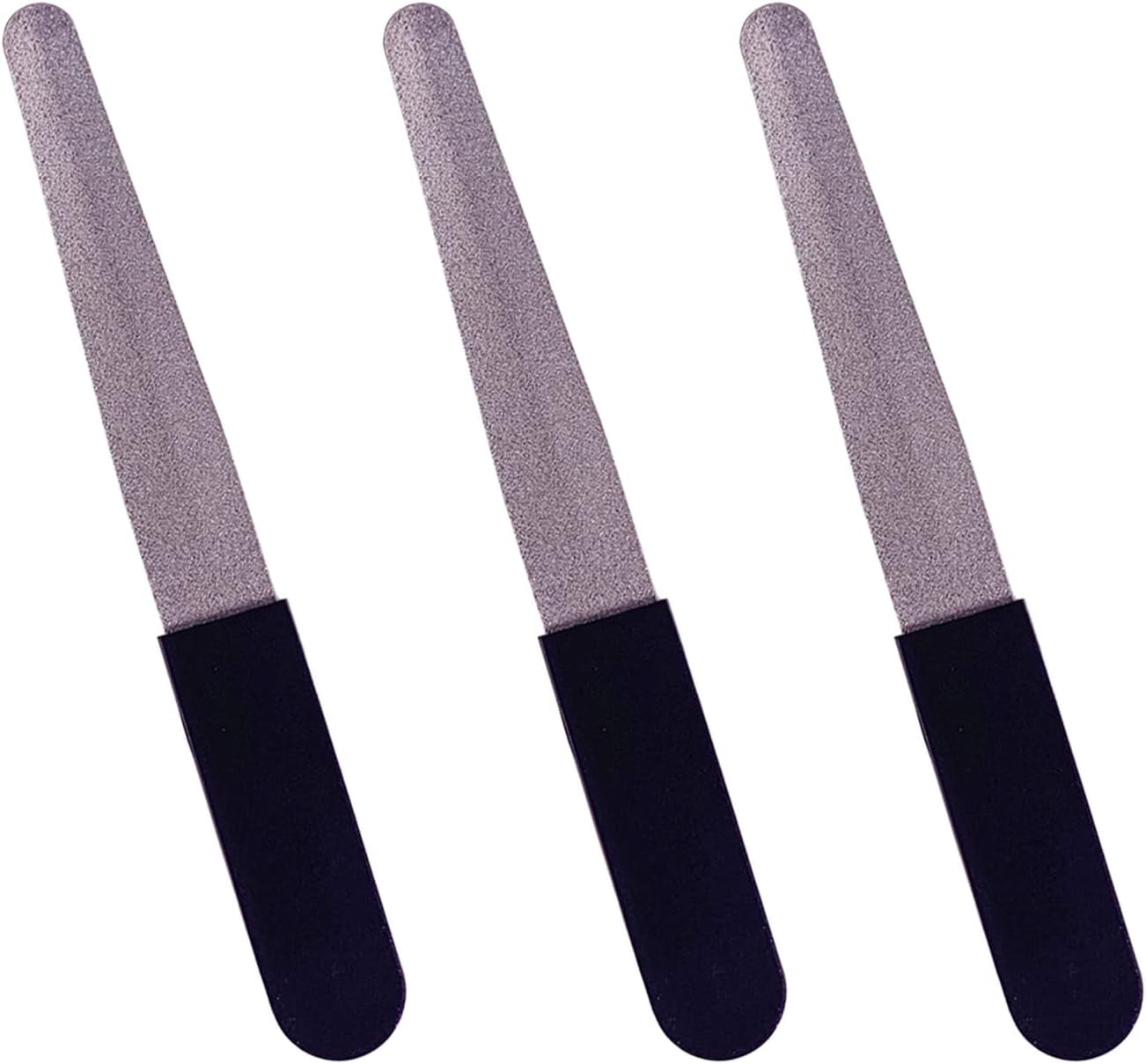 Metal Nail File (3 Pack), Heavy Duty Nail Files for Natural Nails ...