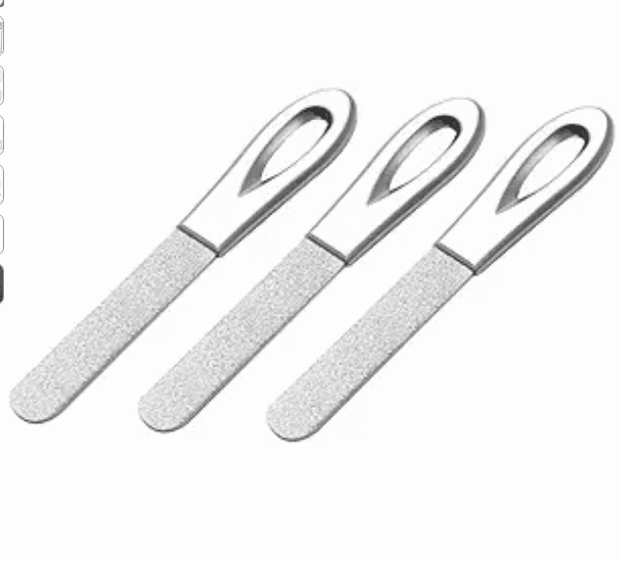 Metal Nail File, Nail Files for Natural Nails, Fingernail Files Diamond ...