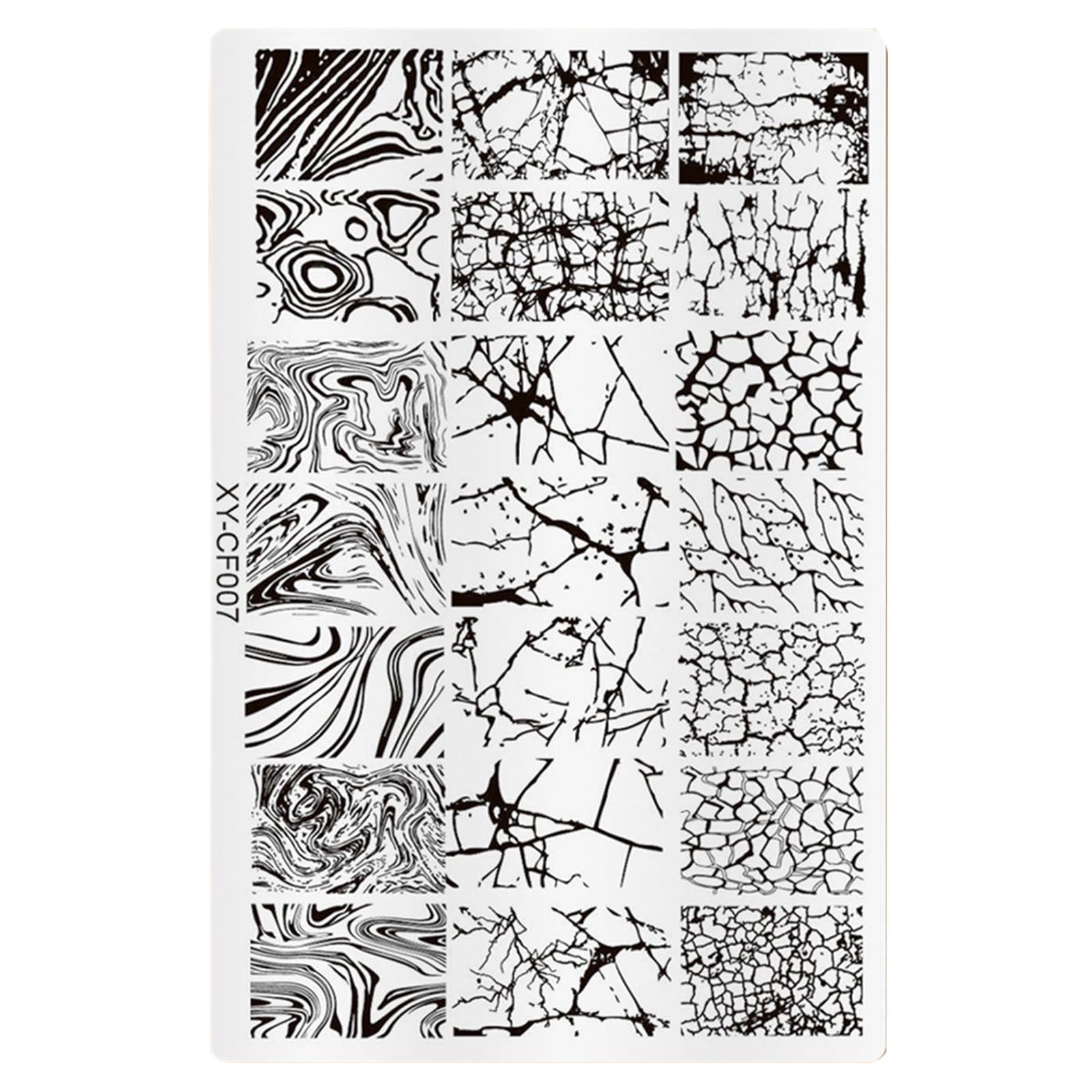 Metal Nails Stamping Plate Creative And Stylish Nails Art Intricate ...
