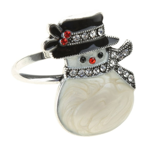 Metal Napkin Rings Elk Wreath Christmas Trees Napkin Holder Snowflake ...