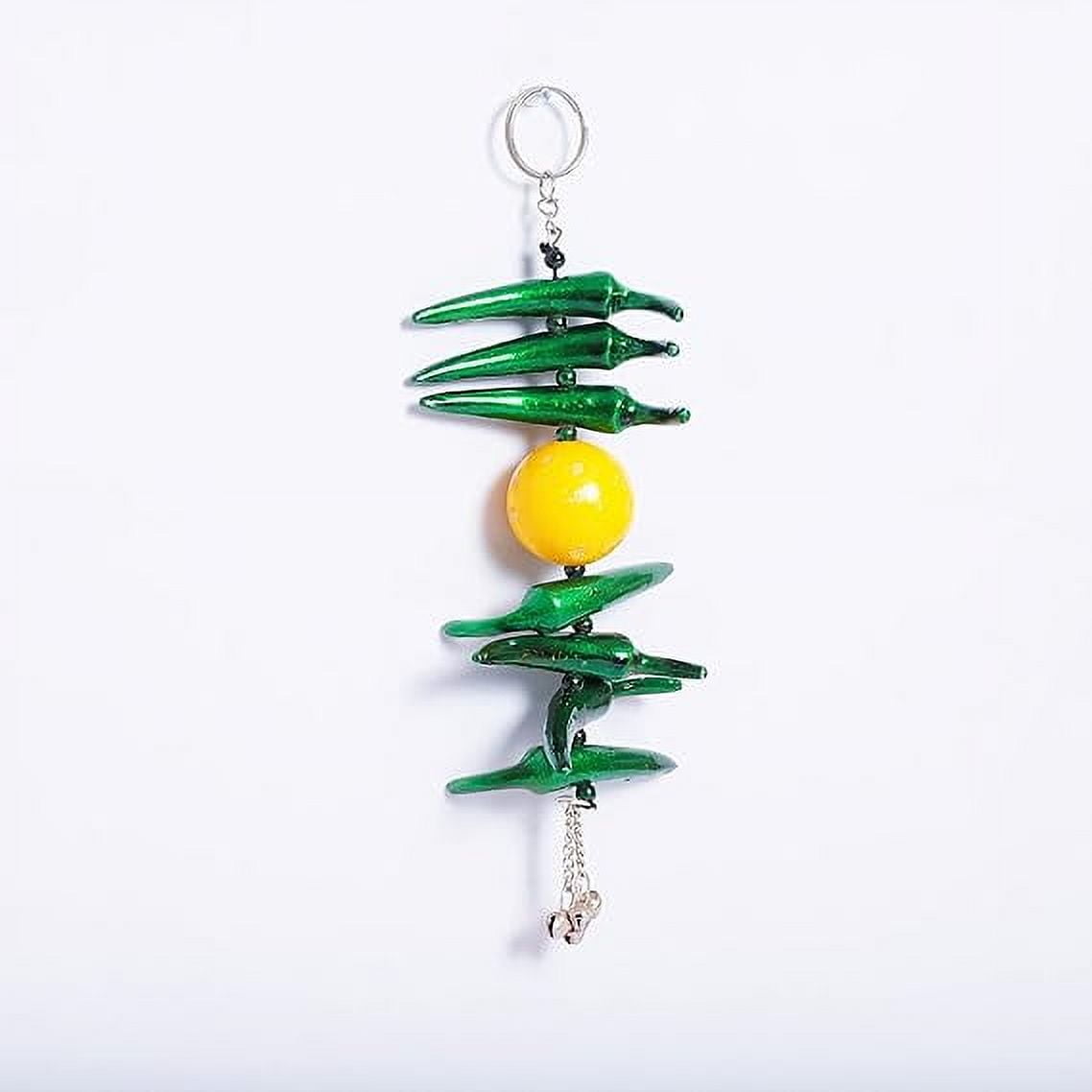 Metal Nazar Battu Nimbu Mirchi for Evil Eye Protection and Nazar ...