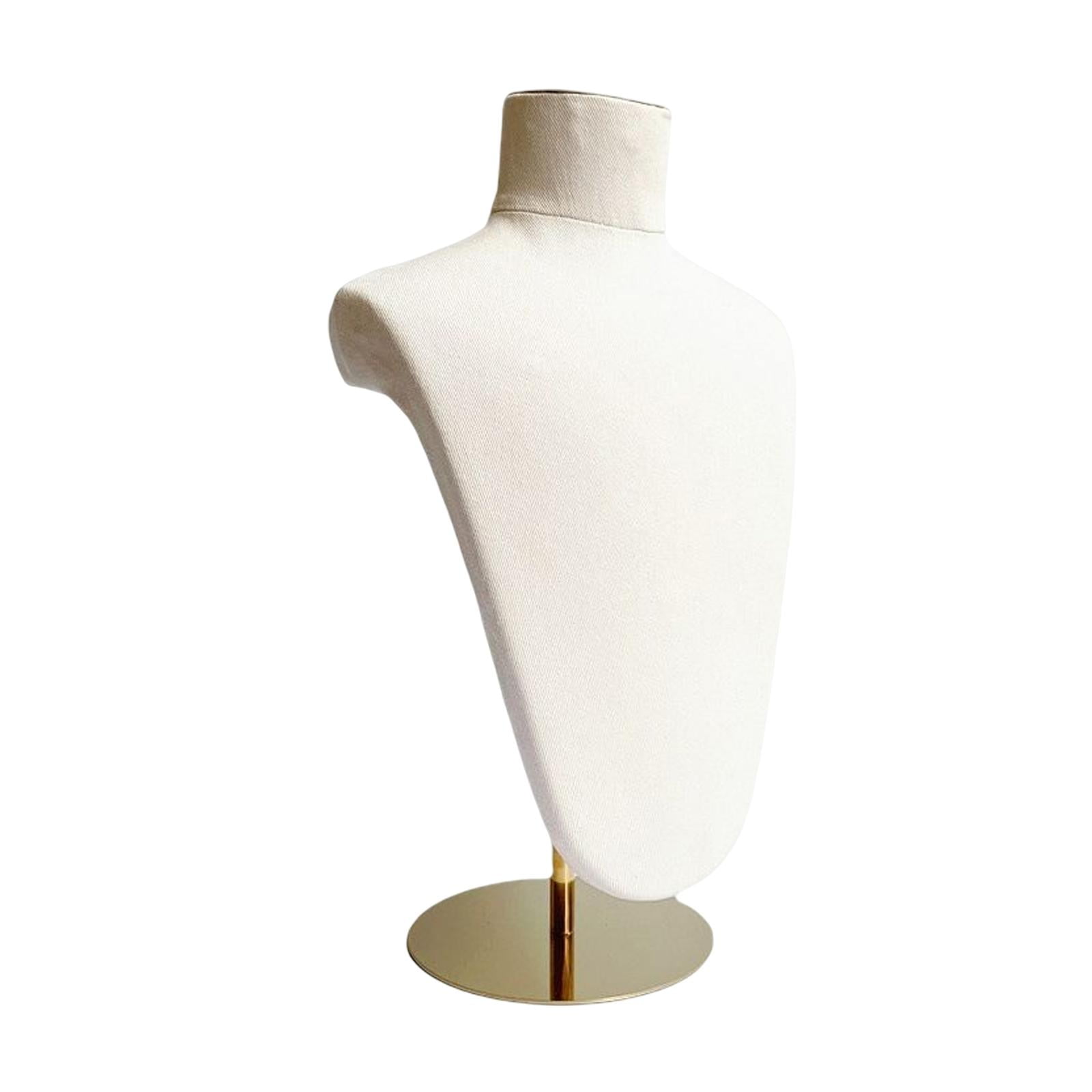 Metal Necklace Bust Displaying Hanger Jewelry Mannequin Stand ...