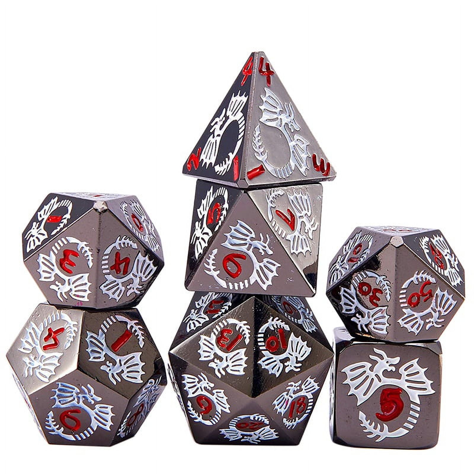 Metal ,New Type Dragon Pattern DND Metal Set,Used for Dungeon and ...