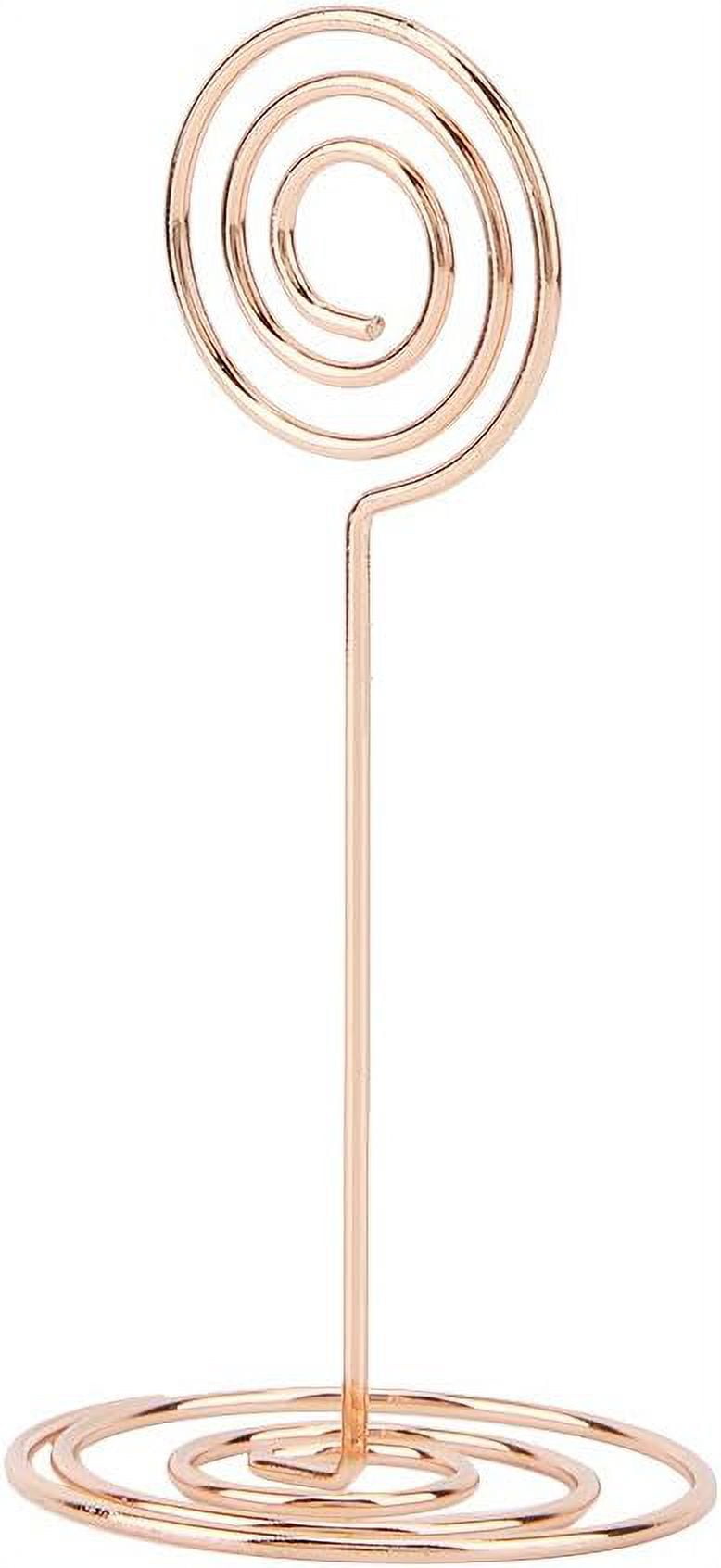 Metal Note Clip, 12pcs Circle Shape Table Number Clip Place Card ...