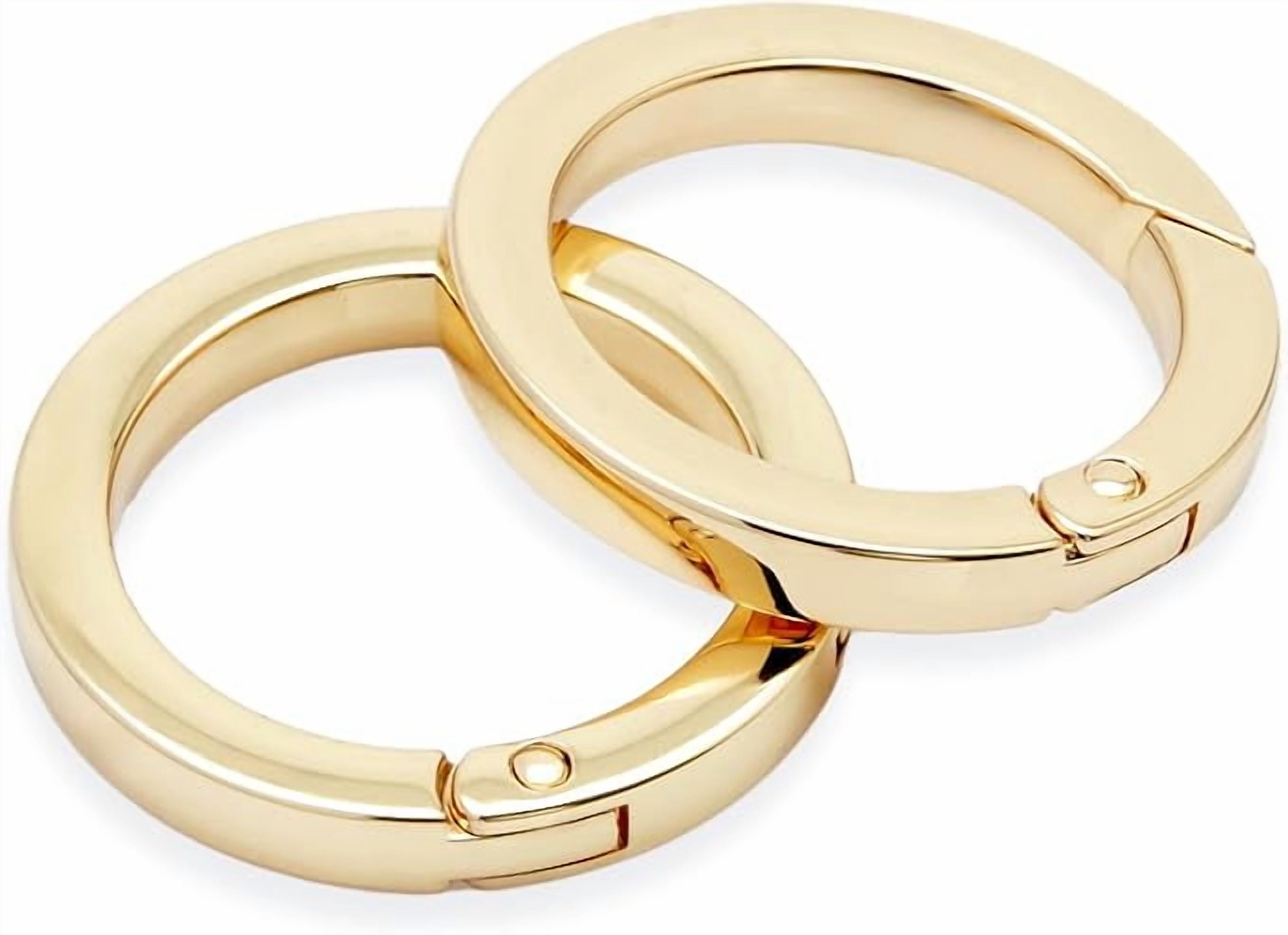Metal O Ring Spring Opening Purse Making Snap Angle-Edge O-Rings Clip ...