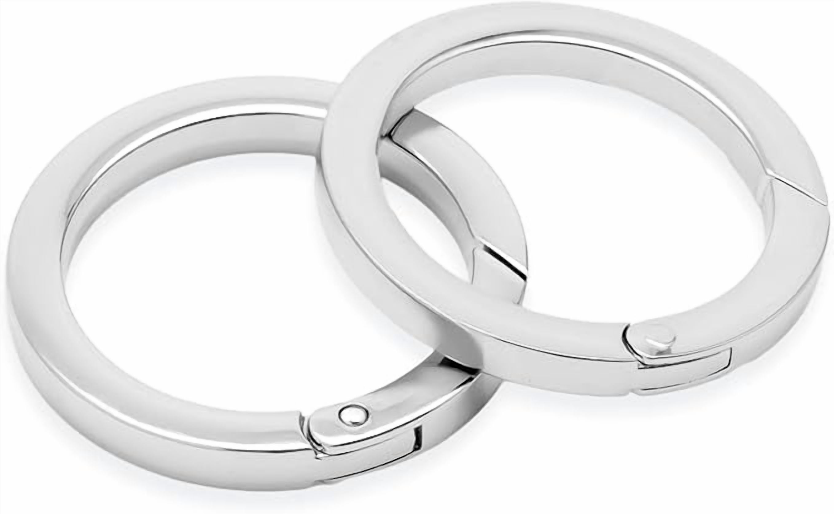 Metal O Ring Spring Opening Purse Making Snap Angle-Edge O-Rings Clip ...