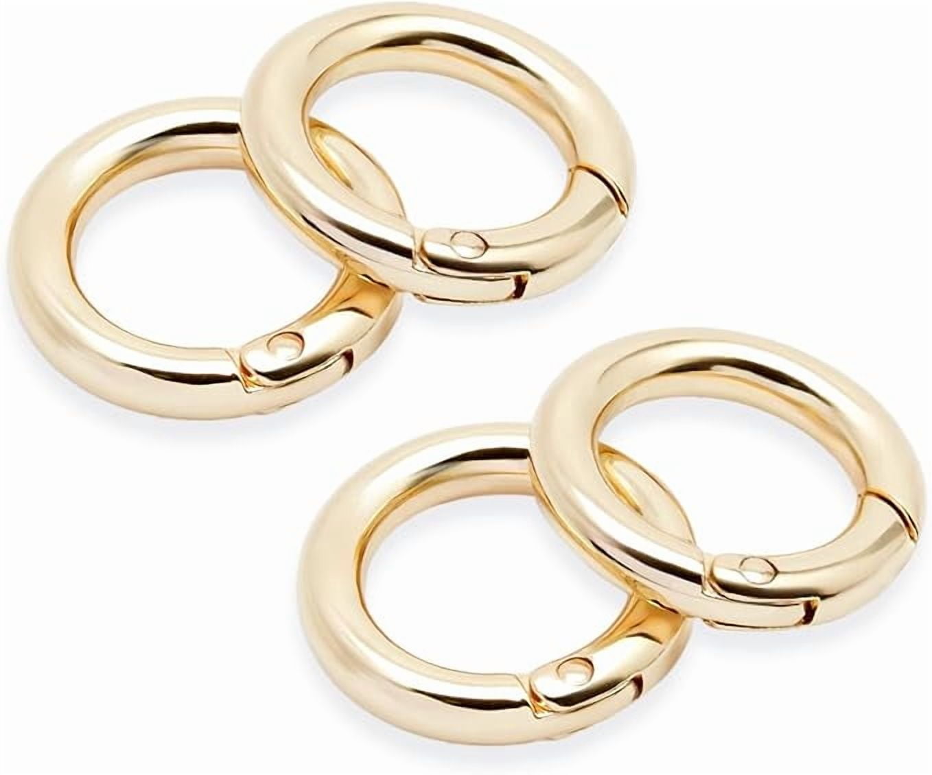 Metal O Ring Spring Opening Purse Making Snap Trigger O-Rings Clip Key ...
