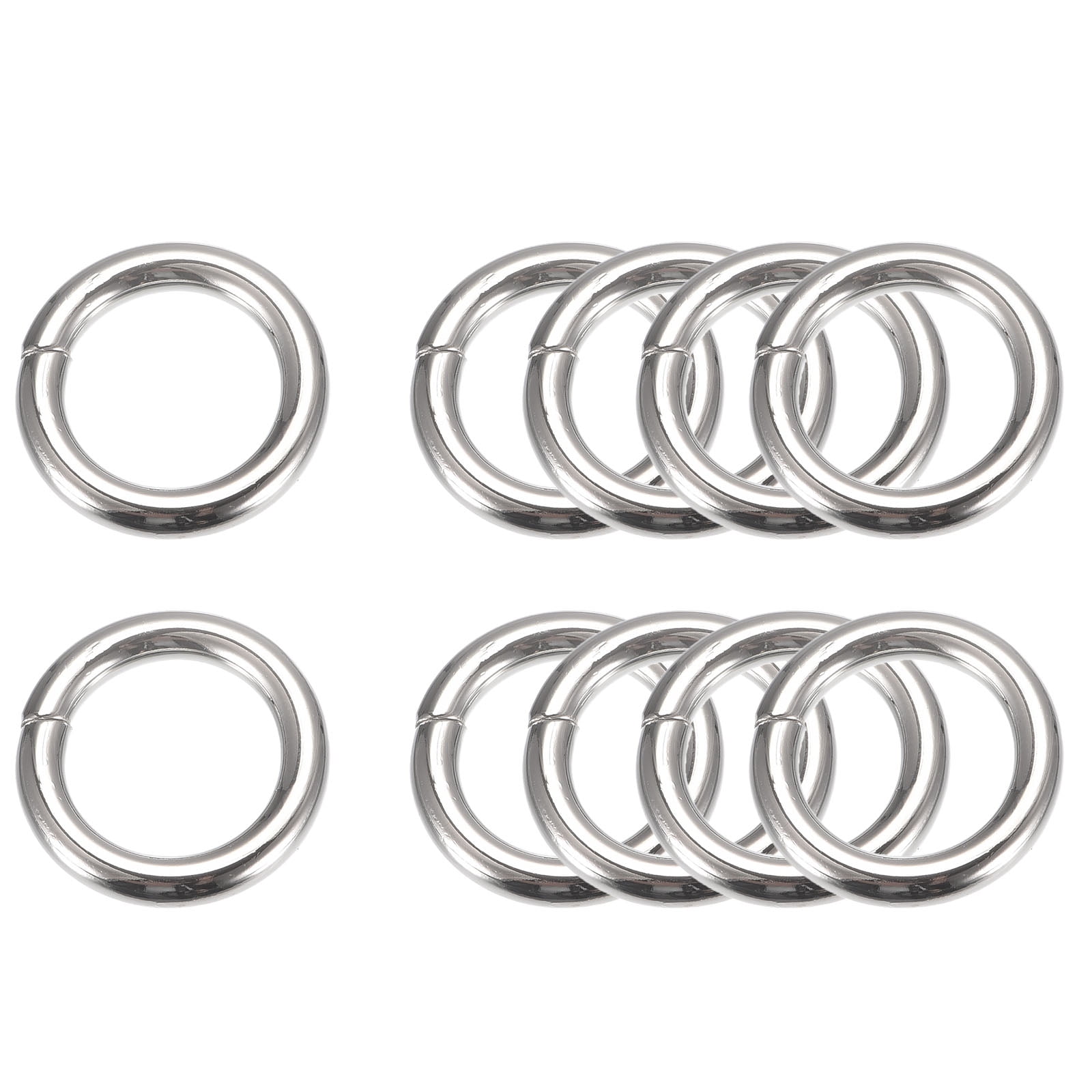 Metal O Rings, 10 Pack 16mm(0.63") ID 3.8mm Thick Non-Welded O-Rings ...