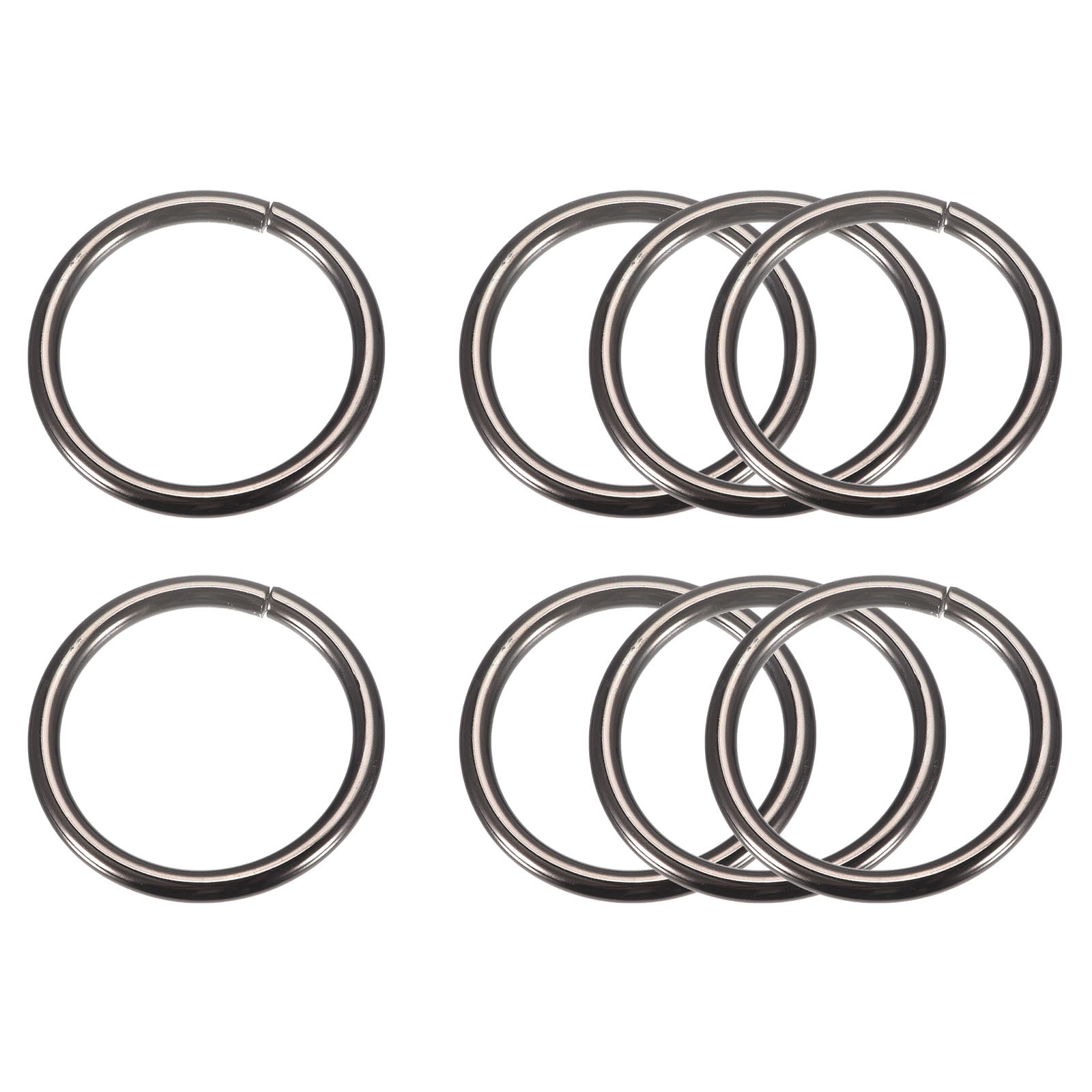 Metal O Rings, 8 Pack 32mm(1.26") ID 3.8mm Thick Non-Welded O-Rings ...