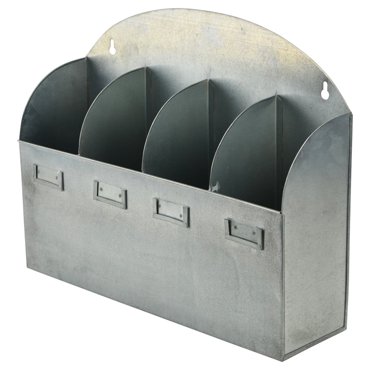 Metal Office Letter Bin Mail Box Wall Basket Storage Organizer Bins Rustic Decor - Walmart.com