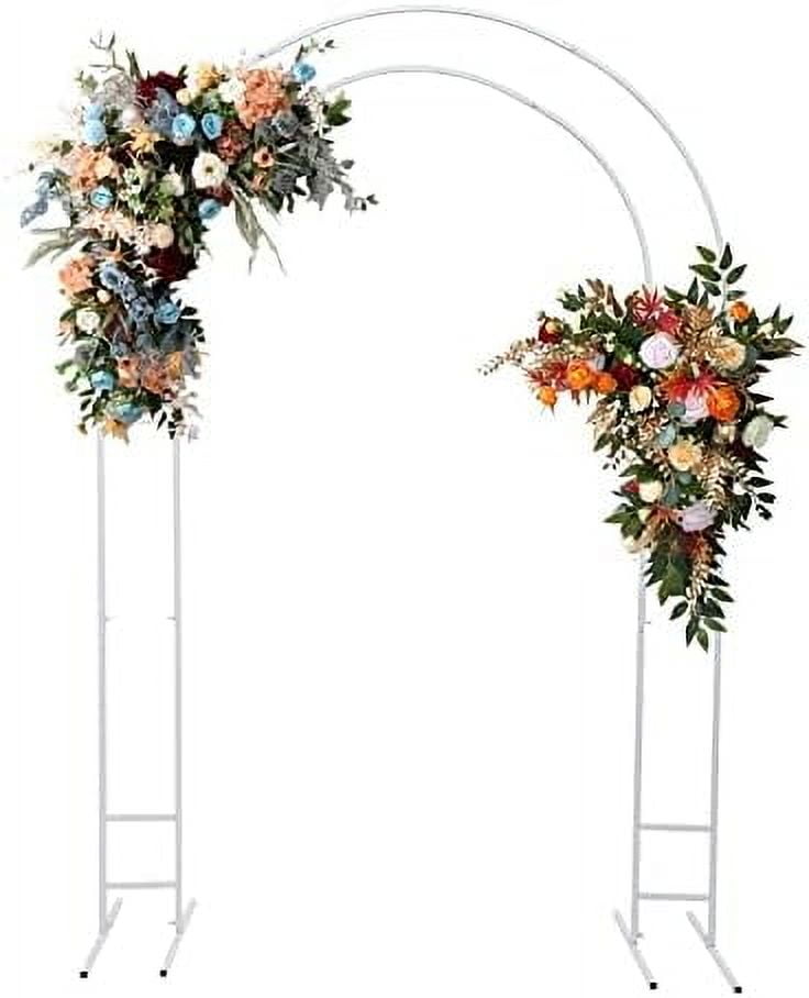 Metal Open Arch Backdrop Stand, 7.2FT Double Arch Backdrop Frame With ...