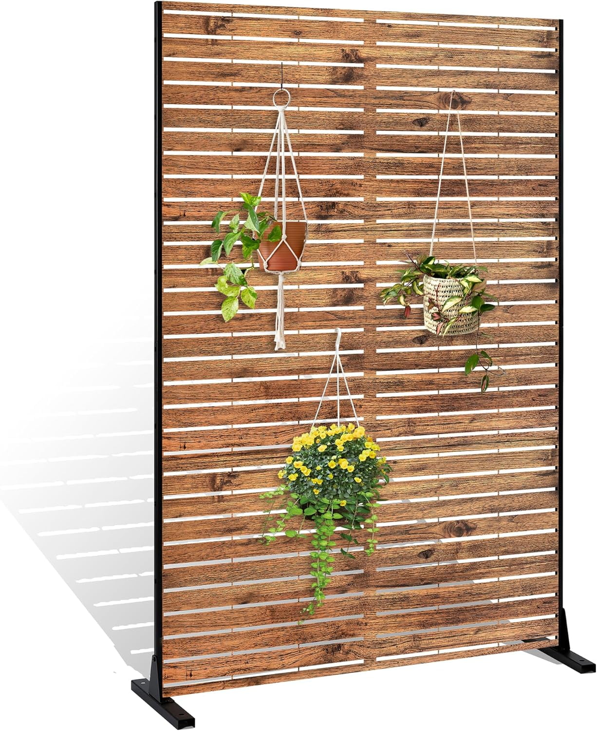 Metal Outdoor Privacy Screens, Freestanding Privacy Screens with ...