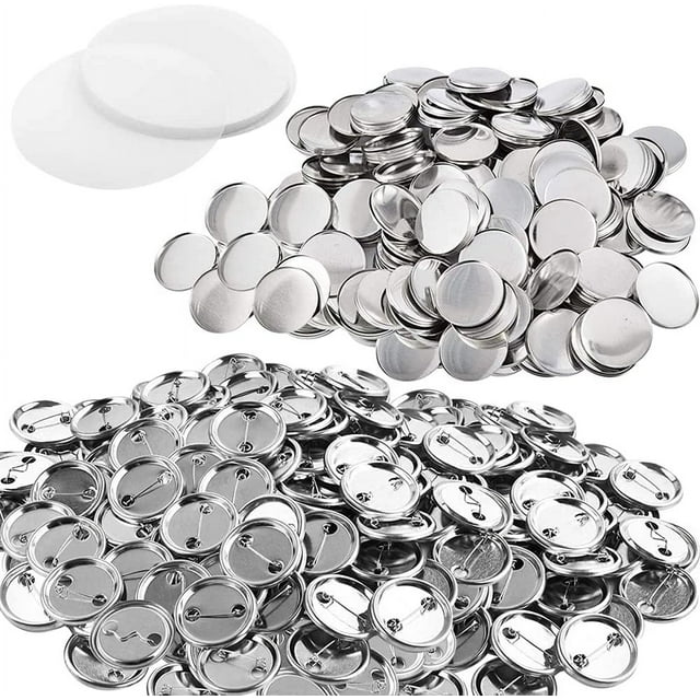 Metal PIN Back Button Parts {100 pcs} - Additional Extra Button Maker ...