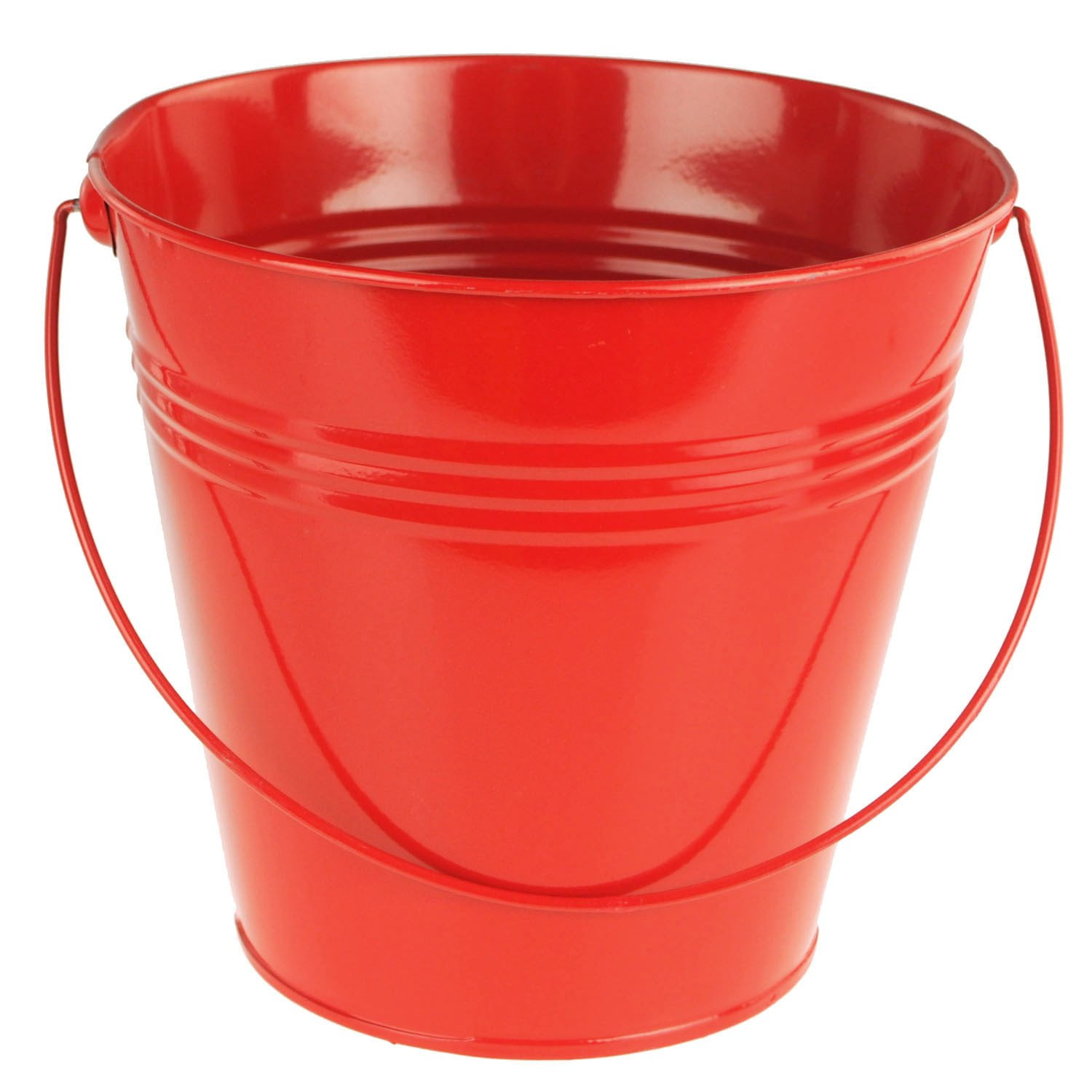 Colorful Tin Small Metal Pail Bucket Party Favor, Decorative 7-Inch ...