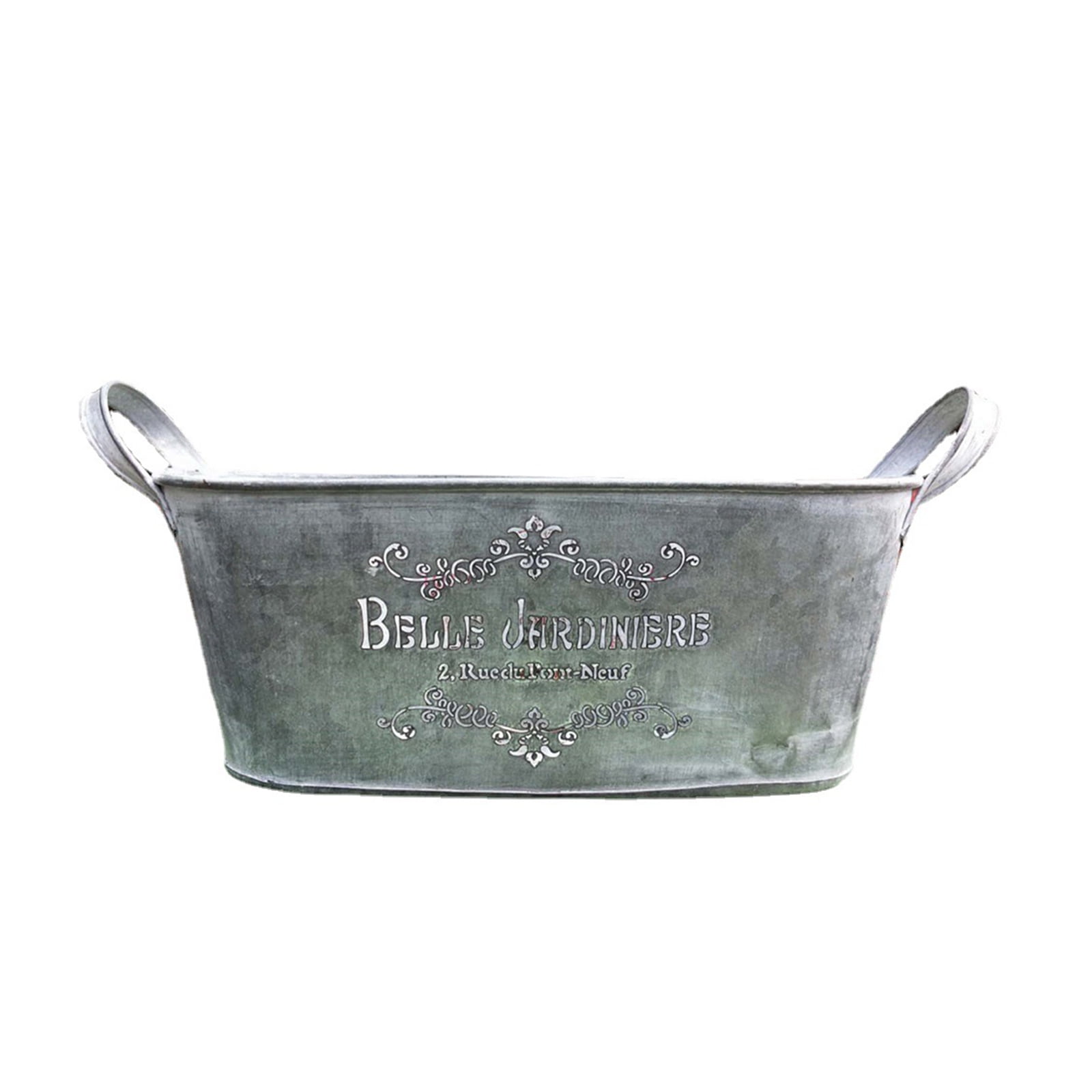 Metal Pail Flower Pots Raised Garden Boxes Farmhouse Plant Bucket ...