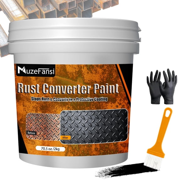 Metal Paint, Rust Converter and Metal Primer 34.8 oz – Anti-Rust ...