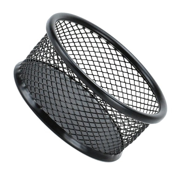 Metal Paper Clip Organiser Round Storage Box Ventilated Push Pin ...