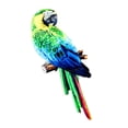 Metal Parrot Outdoor Decor Metal Birds Wall Art Decor Hanging for ...