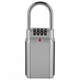 Gueiykk Metal Password Padlock Key Safe Storage Lock Box Lockbox ...