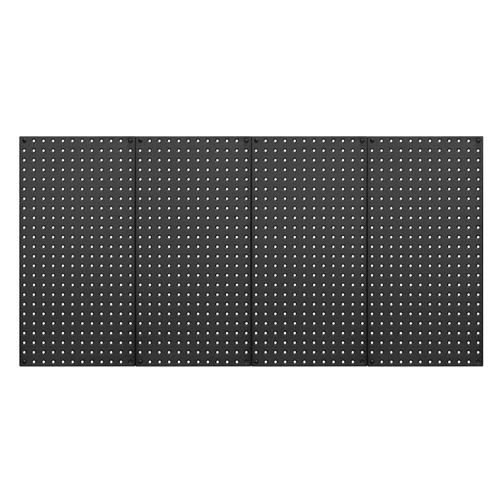 Metal Pegboard Panels, 4-Pack 24x12 Inch Silver Wall Mounted Tool ...