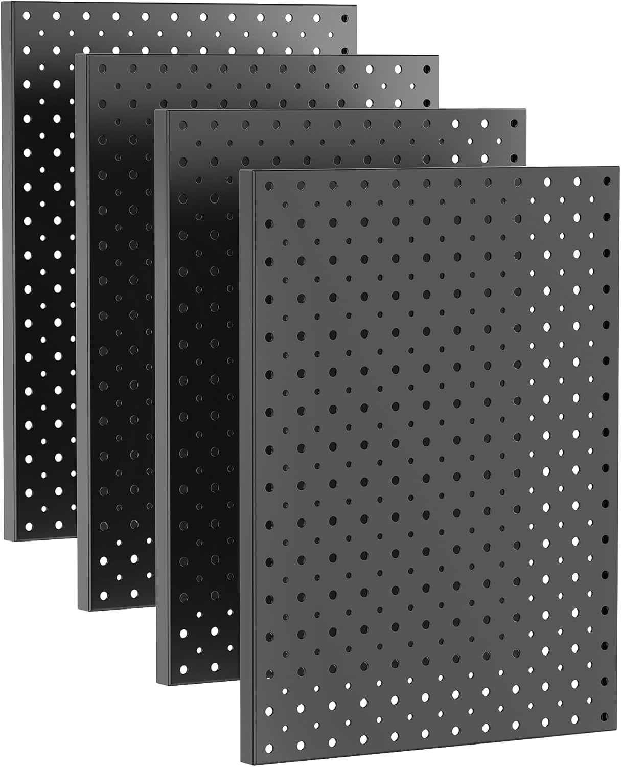 Metal Pegboard Panels, Pegboard Wall Organizer, Black Peg Boards for ...