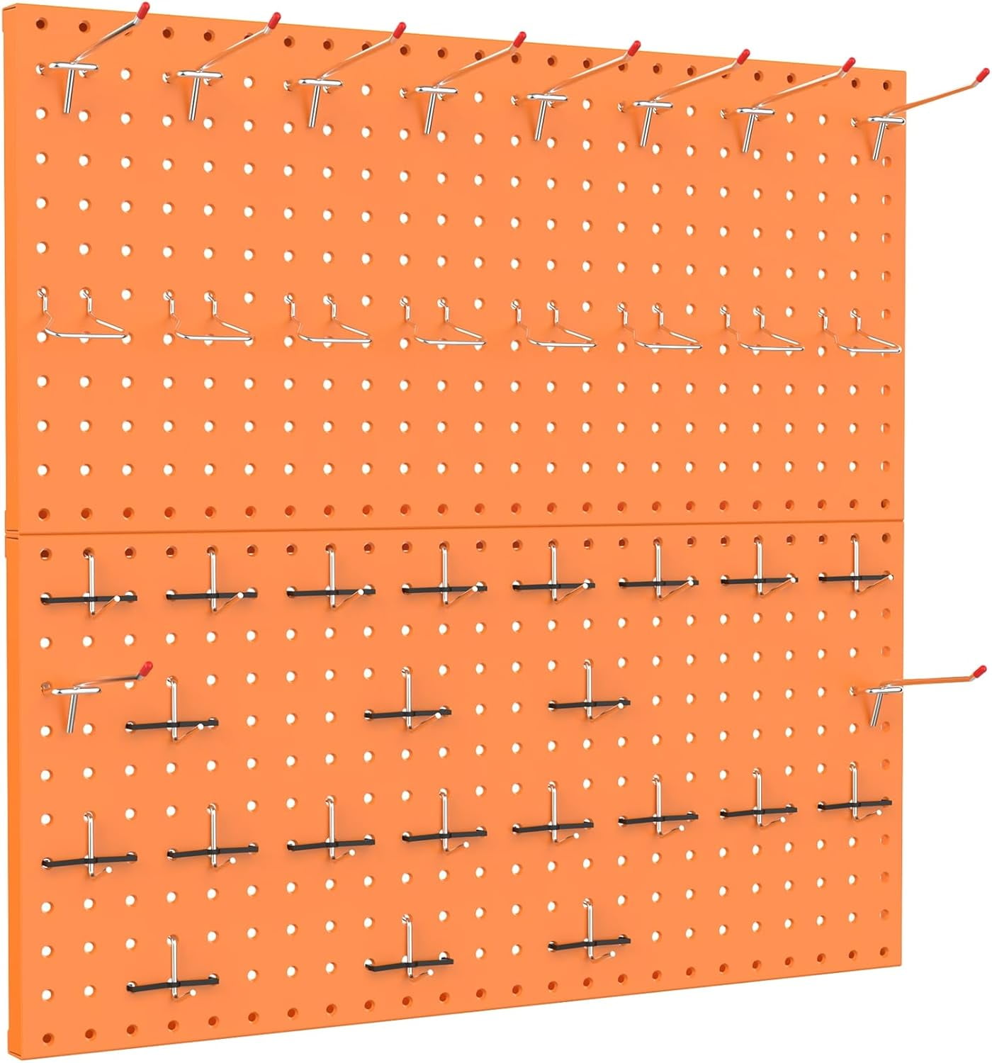 Metal Pegboard Wall Organizer 24" x 24" or 12" x 48", 70 PCS Tools ...
