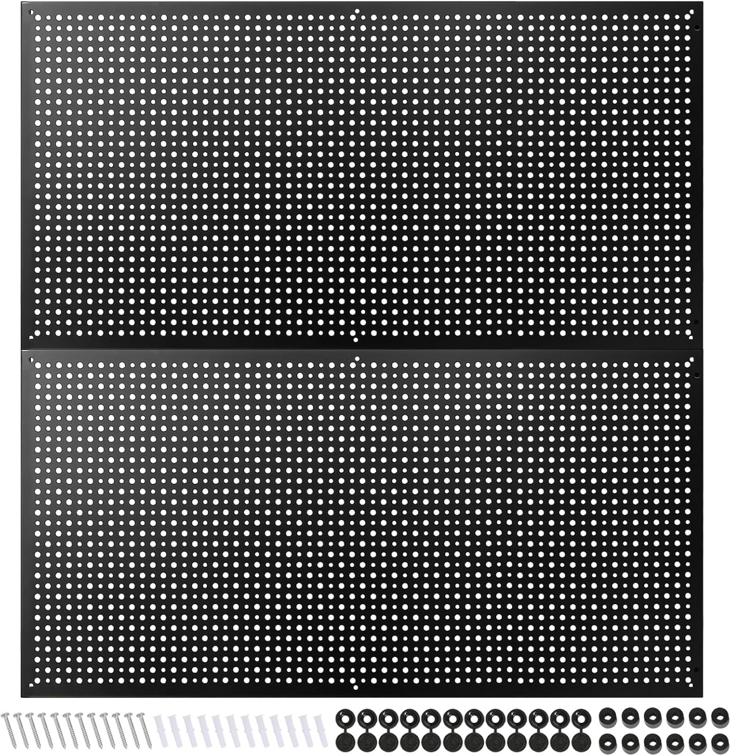 Metal Pegboard for Garage Storage,Steel Pegboard Heavy Duty 16-Inch X ...